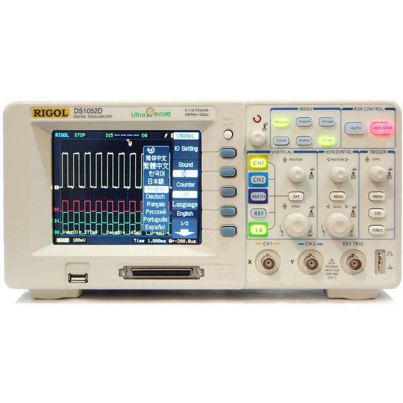 Mixed Signal Oscilloscope Rigol DS1052D - GsmServer