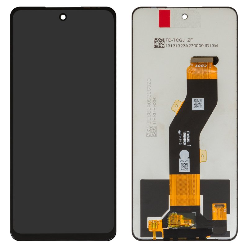 LCD compatible with Infinix Smart 8 Plus (X6526), (black, without frame ...